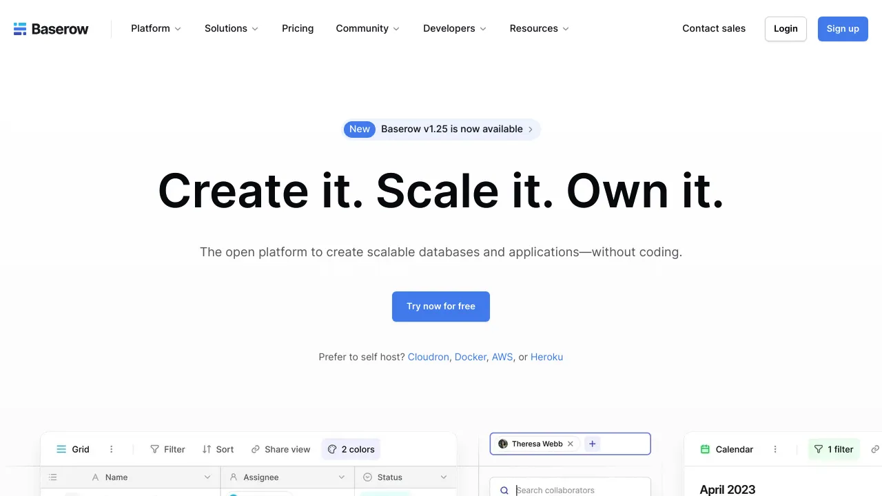 Baserow: Open Source Alternative to Airtable, Google Sheets and ... Baserow: Open Source Alternative to Airtable, Google Sheets and ...