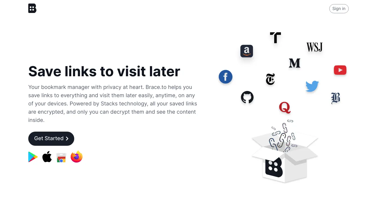 Brace.to: Open Source Alternative to Pocket, Raindrop and Omnivore – OpenAlternative