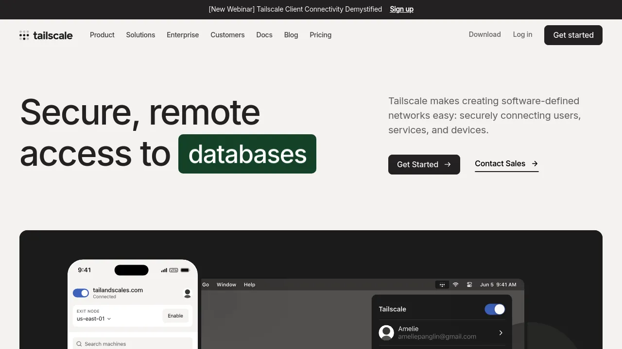Tailscale: Open Source NordVPN Alternative – OpenAlternative